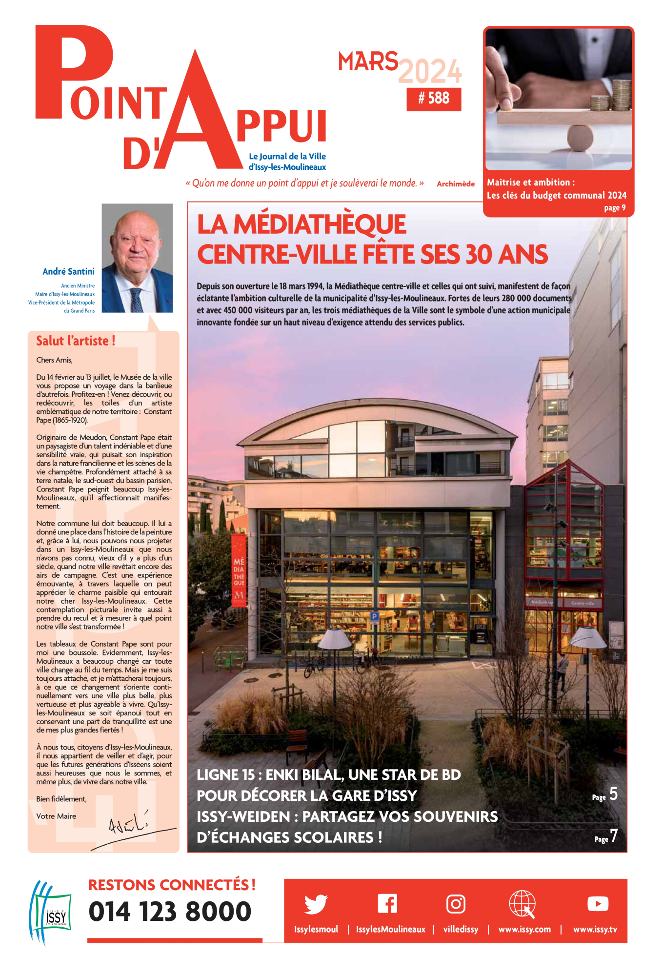 [Archive] Votre journal municipal, Point d'Appui, pour le mois de mars 2024 est en ligne ...